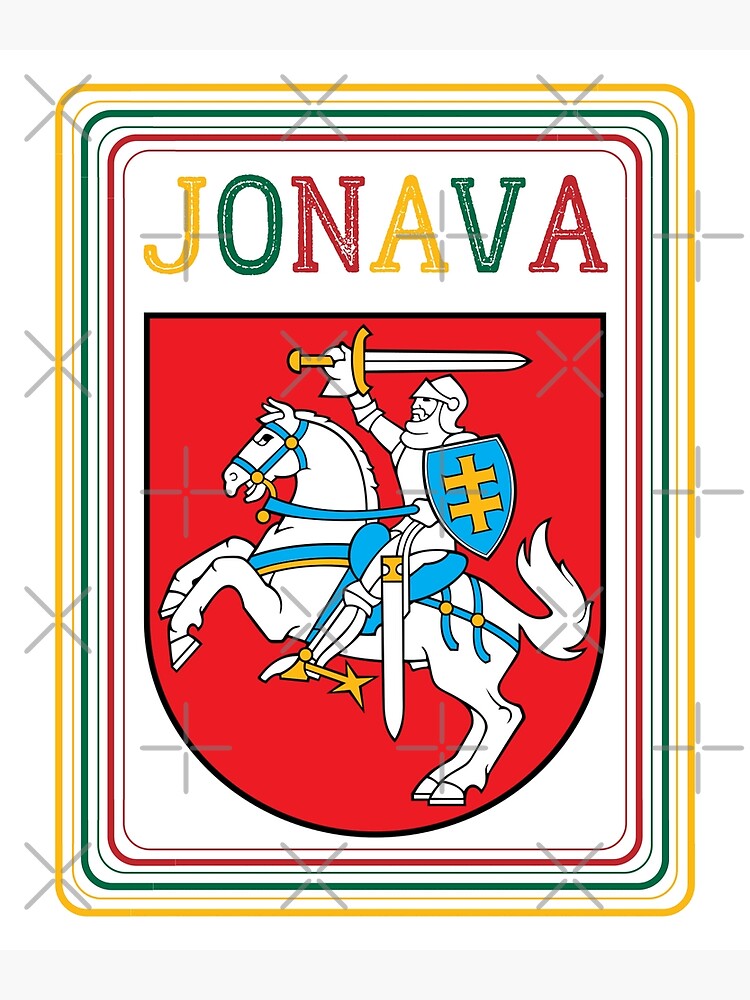 "Lithuanian City of Jonava" Poster for Sale by FedSherDesign | Redbubble
