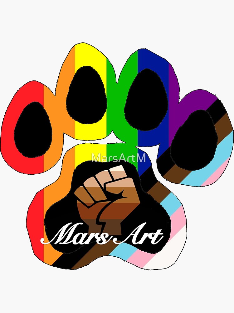 "POC Pride Flag" Sticker by MarsArtM | Redbubble