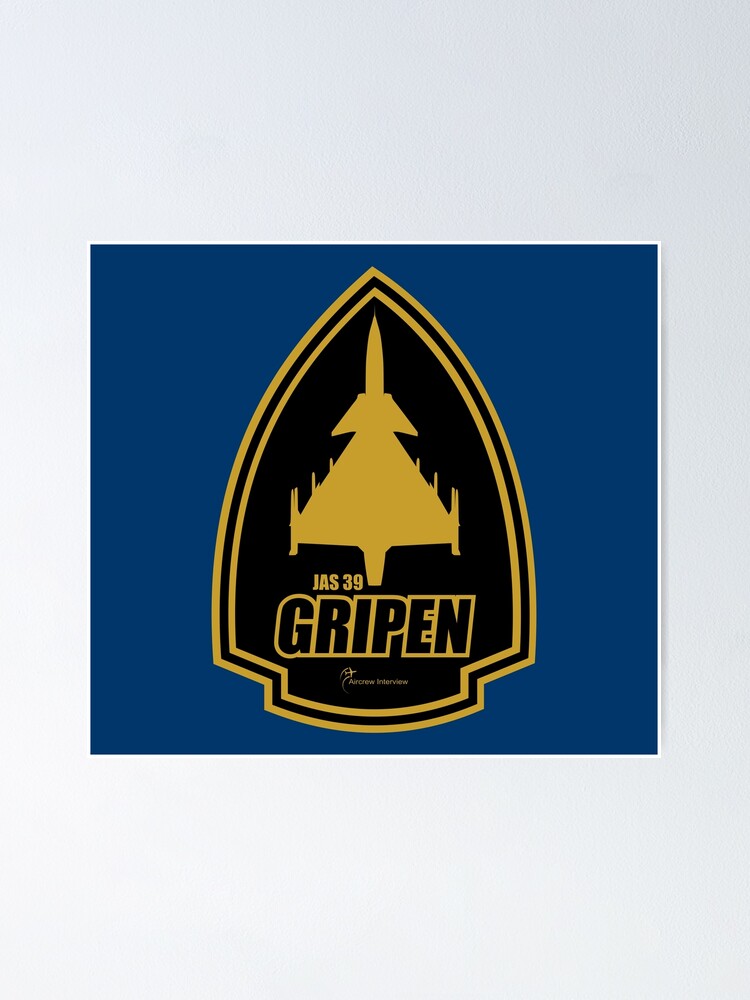 "JAS 39 Gripen" Poster for Sale by ACInterview | Redbubble