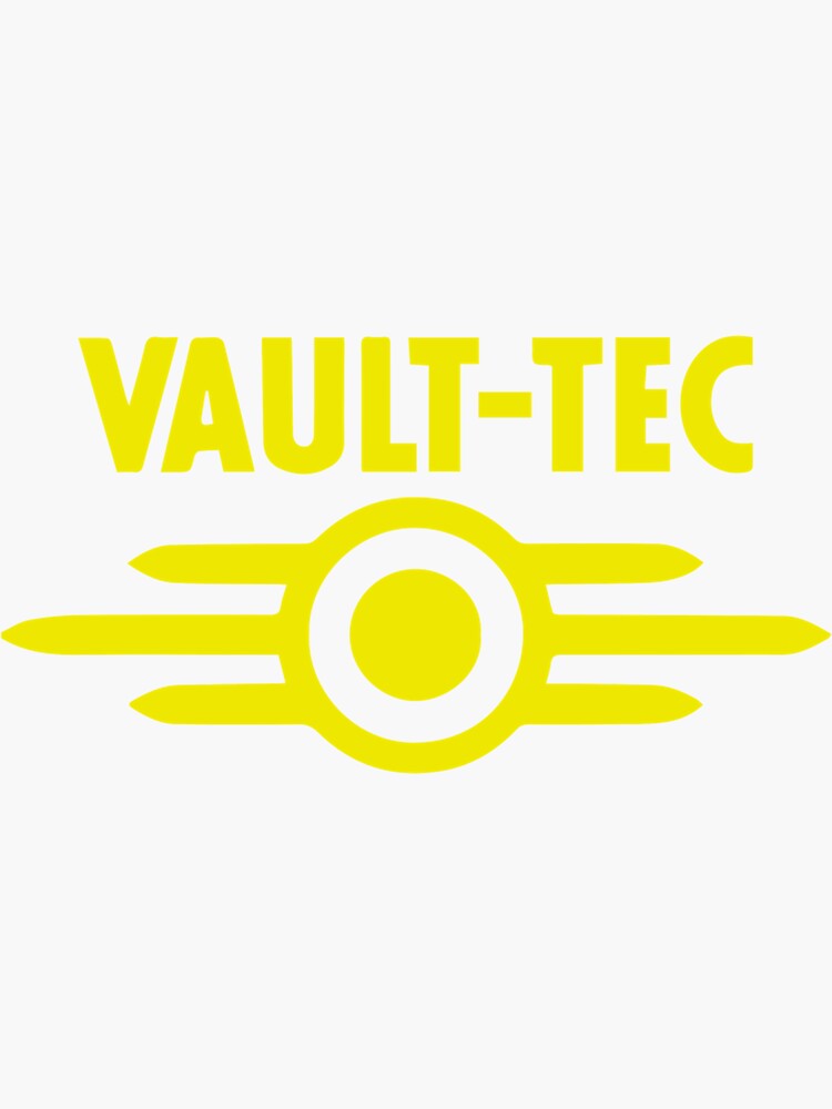 "Fallout Vault Tec Logo 2431" Sticker for Sale by REYORTIZ | Redbubble