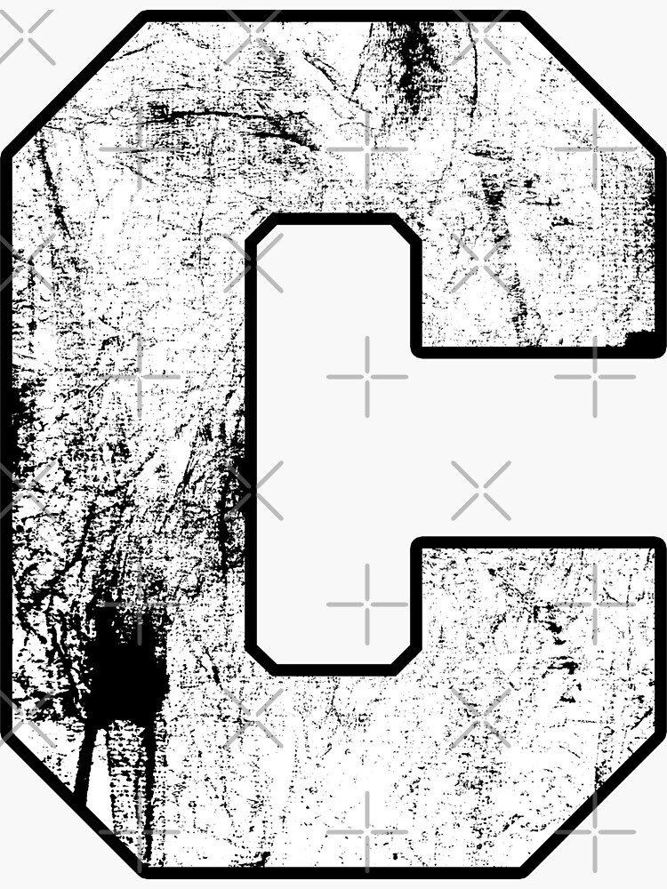 "Letter C, Initials" Sticker for Sale by FNStuff | Redbubble