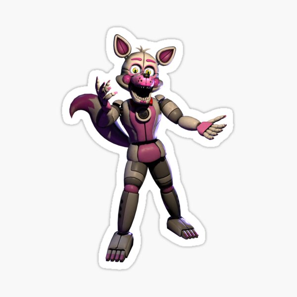 "funtime foxy" Sticker for Sale by kenzlerxox5 | Redbubble