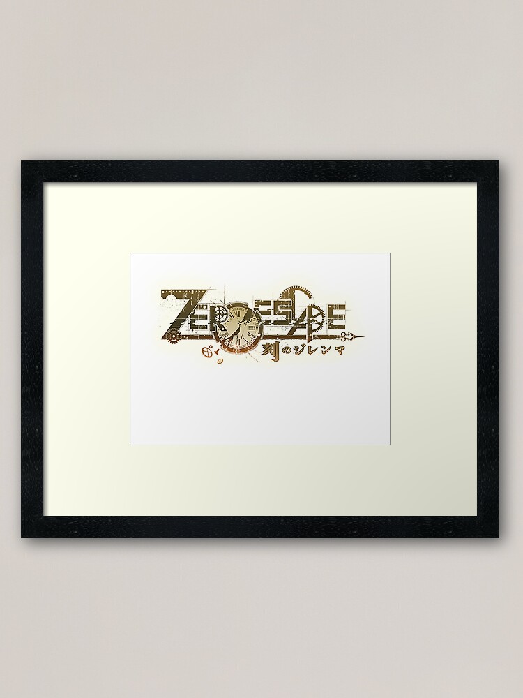 "Zero Escape Logo" Framed Art Print by CDSmiles | Redbubble
