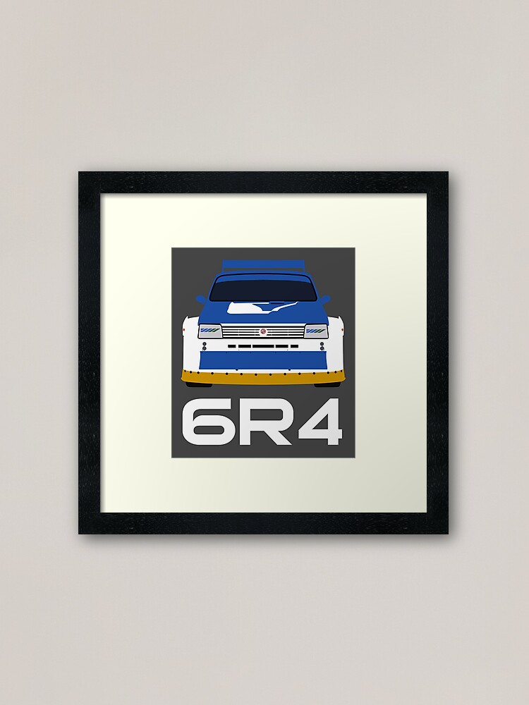 "MG Metro 6R4" Framed Art Print by AutomotiveArt | Redbubble