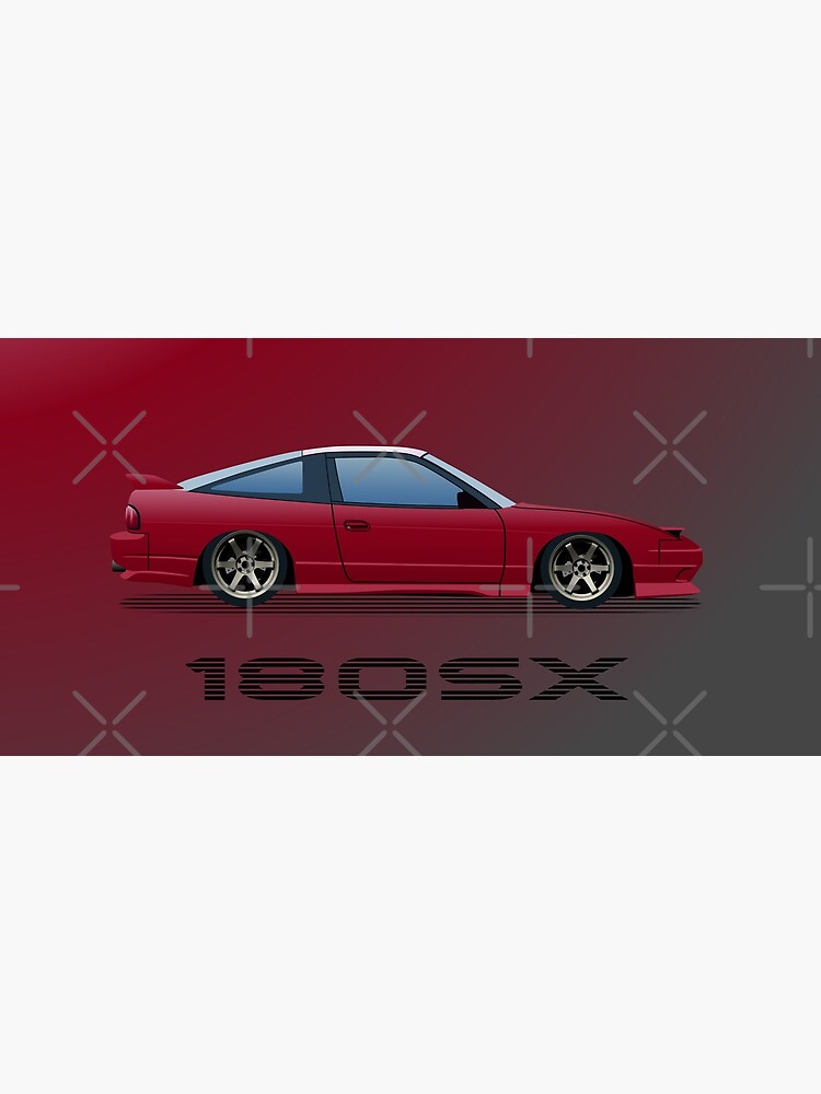 "Nissan 180SX Type X" Art Print by AutomotiveArt | Redbubble