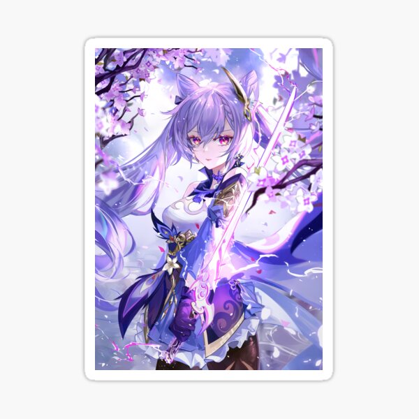 "Cute Keqing Genshin Impact" Sticker by fukumono | Redbubble