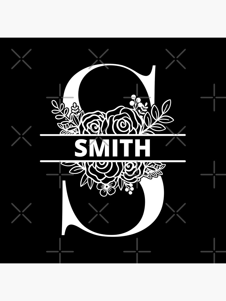 "Smith Family Monogram displays proud family characteristics" Art Print ...