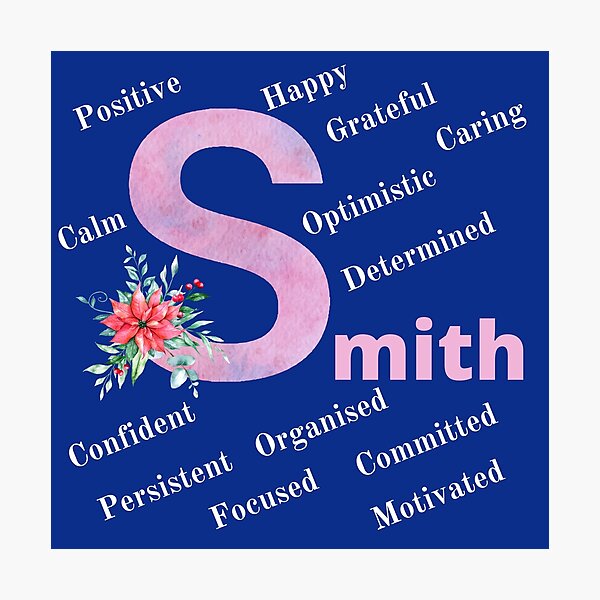 "Smith Family Monogram Sticker displays proud family characteristics ...