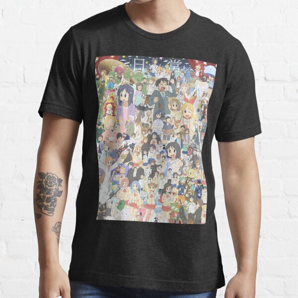 "All of Nichijou's characters" T-shirt for Sale by WaifuPalace ...