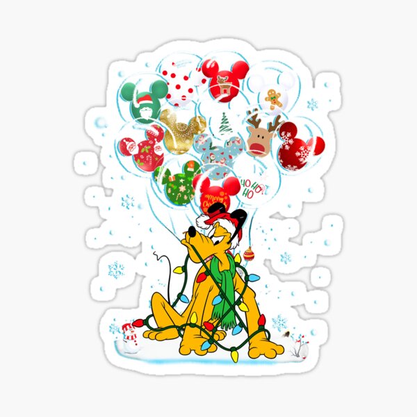 "Birthday Gifts Merry Christmas Cute Character Cartoon Pluto Balloon ...