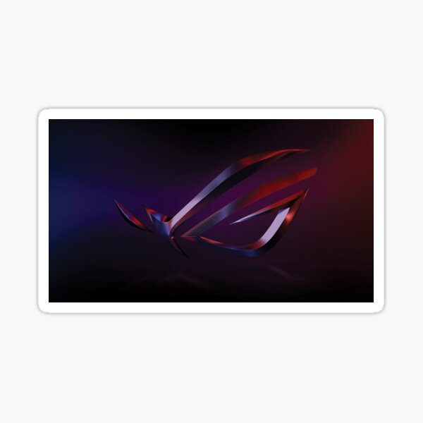 "Asus ROG Design" Sticker for Sale by Aicon | Redbubble