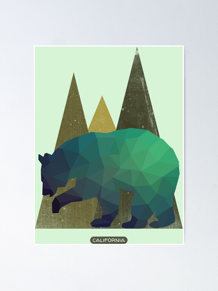 "California Bear" Poster for Sale by SSpictures | Redbubble