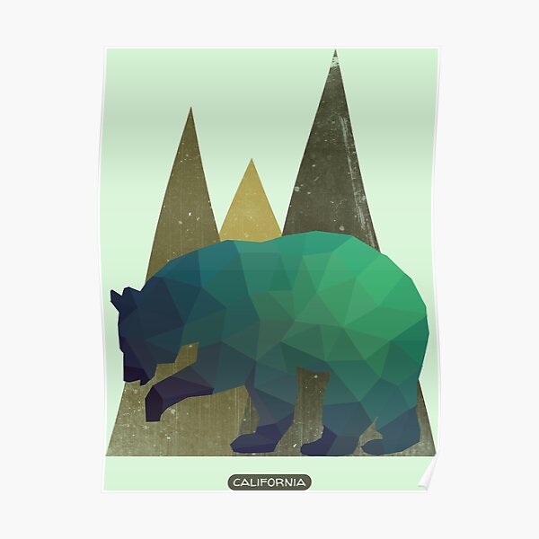 "California Bear" Poster for Sale by SSpictures | Redbubble