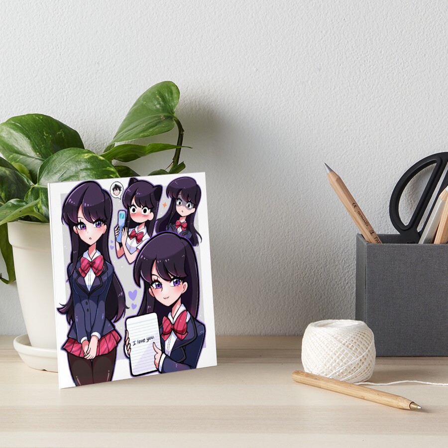 "Komi Can’t Communicate - All Komi fanart !" Art Board Print for Sale ...