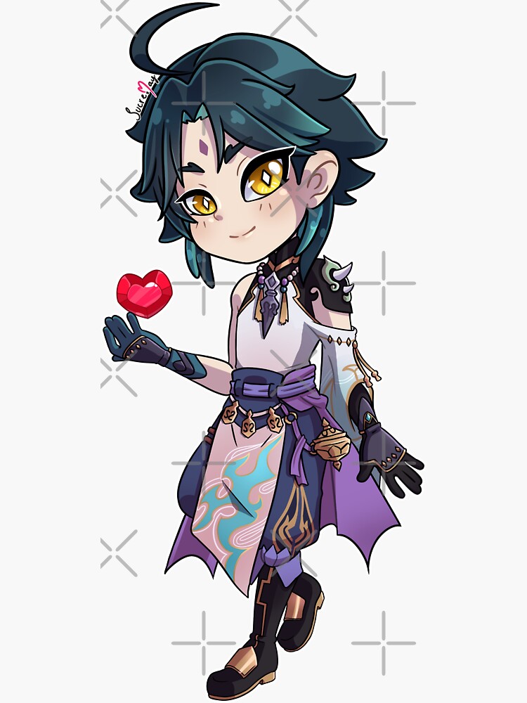 "Chibi Xiao Genshin Impact" Sticker by MayLet | Redbubble