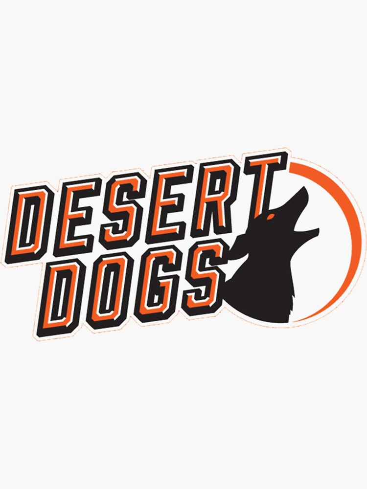 "Glendale Desert Dogs T-Shirt" Sticker for Sale by SergejScholz | Redbubble