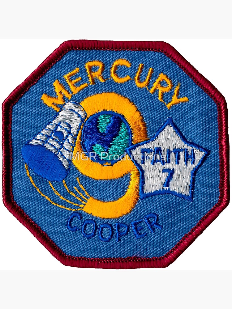 "Mercury-Atlas 9 (Faith 7) Mission Logo" Poster for Sale by Quatrosales ...