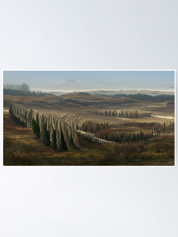 "Landscape LE2.4 Linear belts of shrubs and trees" Poster for Sale by T ...