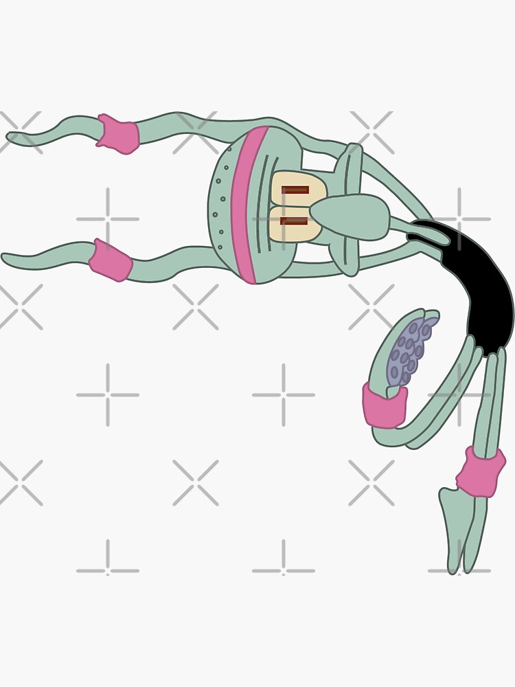 Pegatina «calamardo bob esponja pegatina phonecase ballet bailando ...