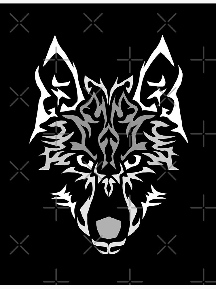 Lámina fotográfica «Cabeza de lobo gris fresco | Cabeza de lobo azteca ...