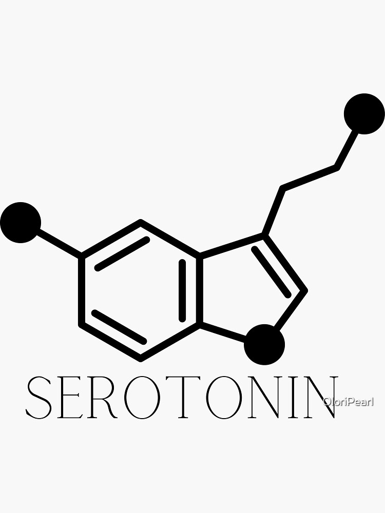 "Serotonin" Sticker for Sale by OloriPearl | Redbubble