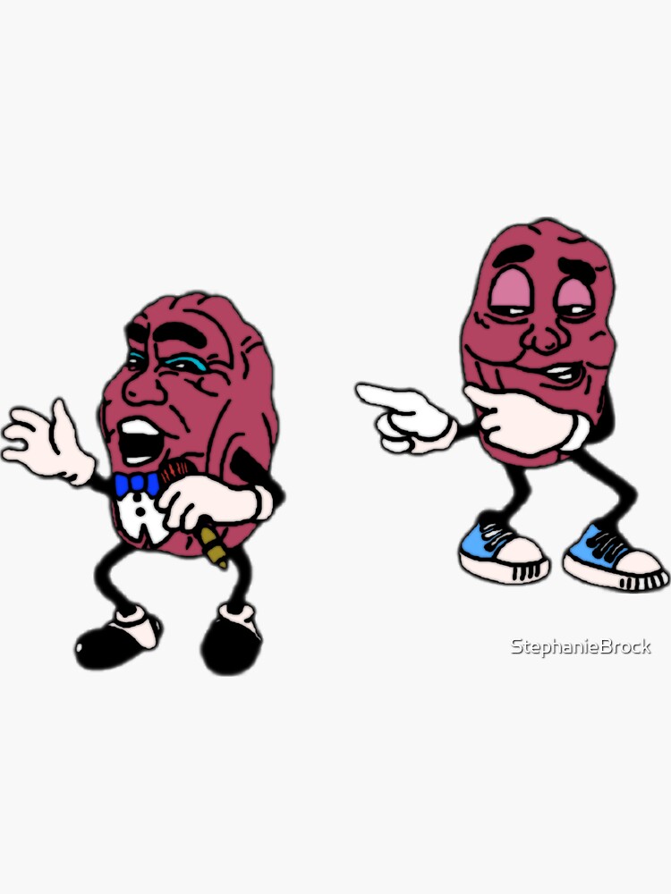 "The California Raisins No Background Color" Sticker for Sale by ...