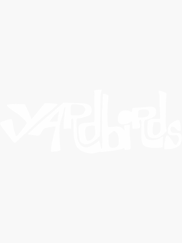 "The Yardbirds Band Logo Merchandise " Sticker by bustechand | Redbubble