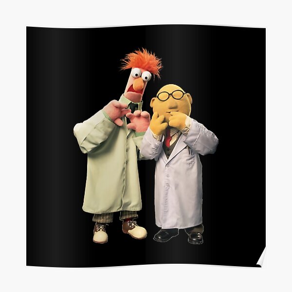 "Muppets Professor" Poster for Sale by muppetscoffee | Redbubble