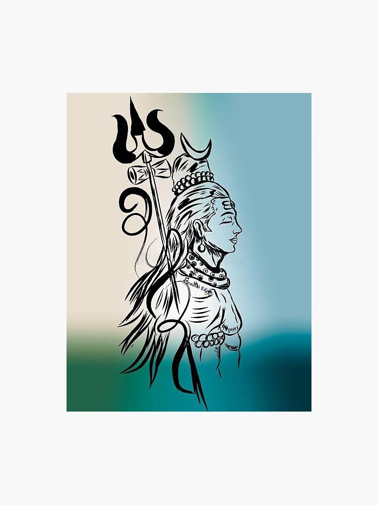 "Lord Shiva" Sticker for Sale by manojkk133 | Redbubble