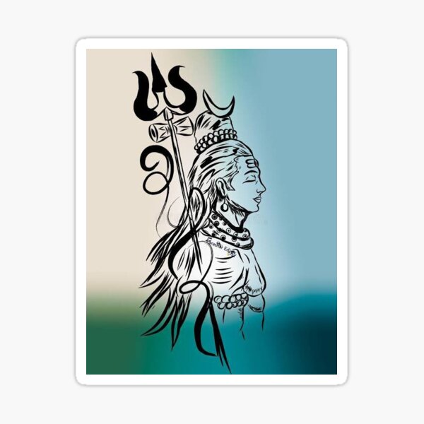 "Lord Shiva" Sticker for Sale by manojkk133 | Redbubble