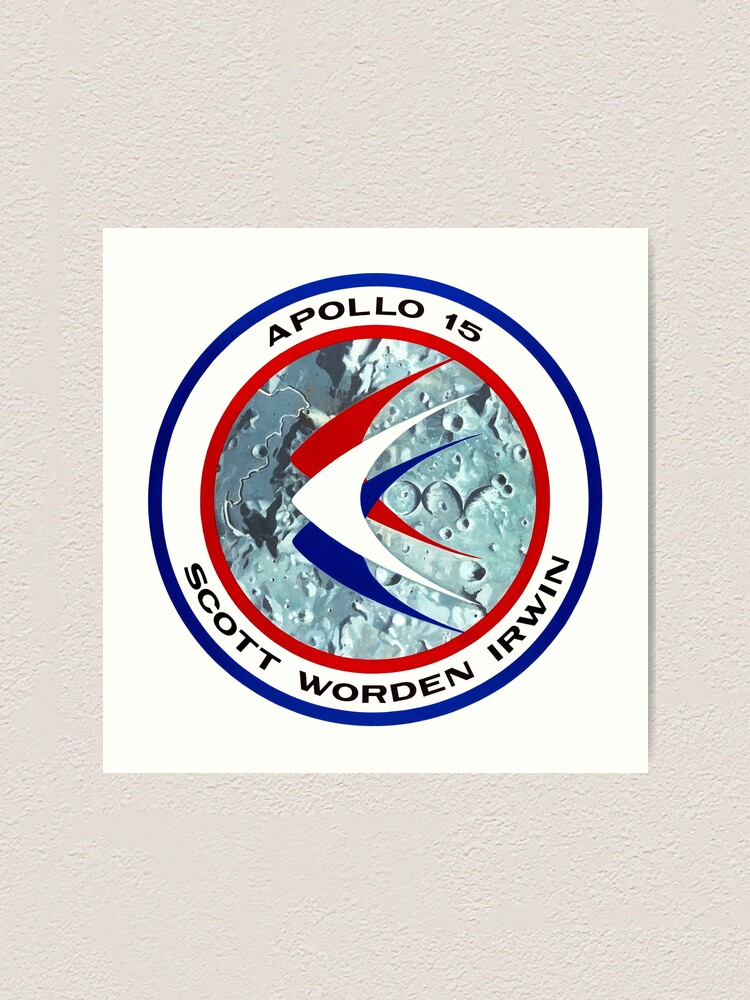"Apollo 15 Mission Logo" Art Print for Sale by Quatrosales | Redbubble