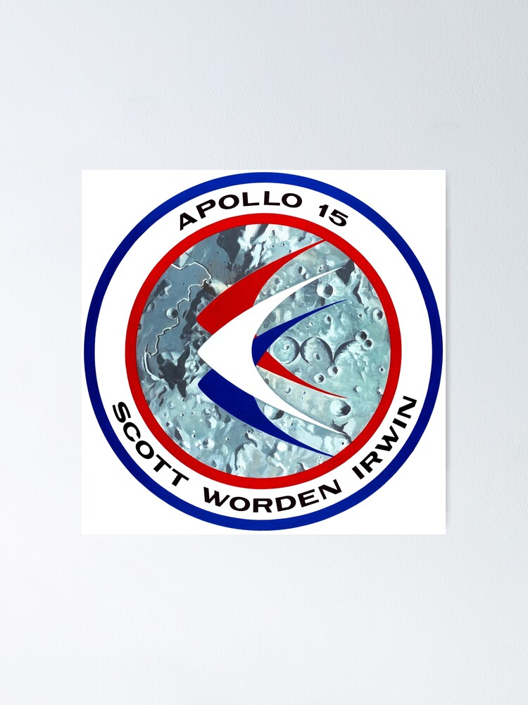 "Apollo 15 Mission Logo" Poster for Sale by Quatrosales | Redbubble