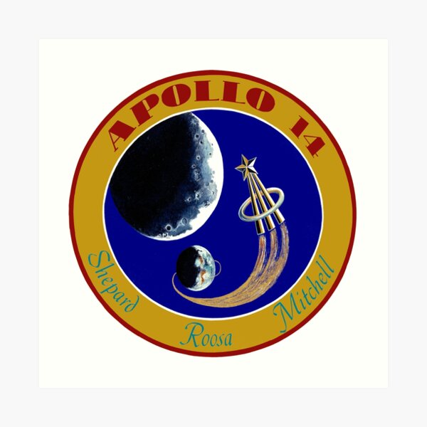 "Apollo 14 Mission Logo" Art Print for Sale by Quatrosales | Redbubble