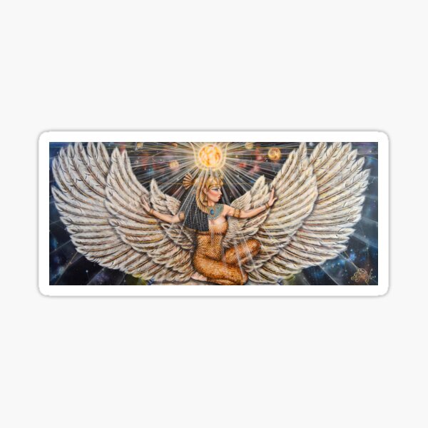 "The Mother of the Pharaohs. Isis" Sticker for Sale by AnastasiaFrank ...