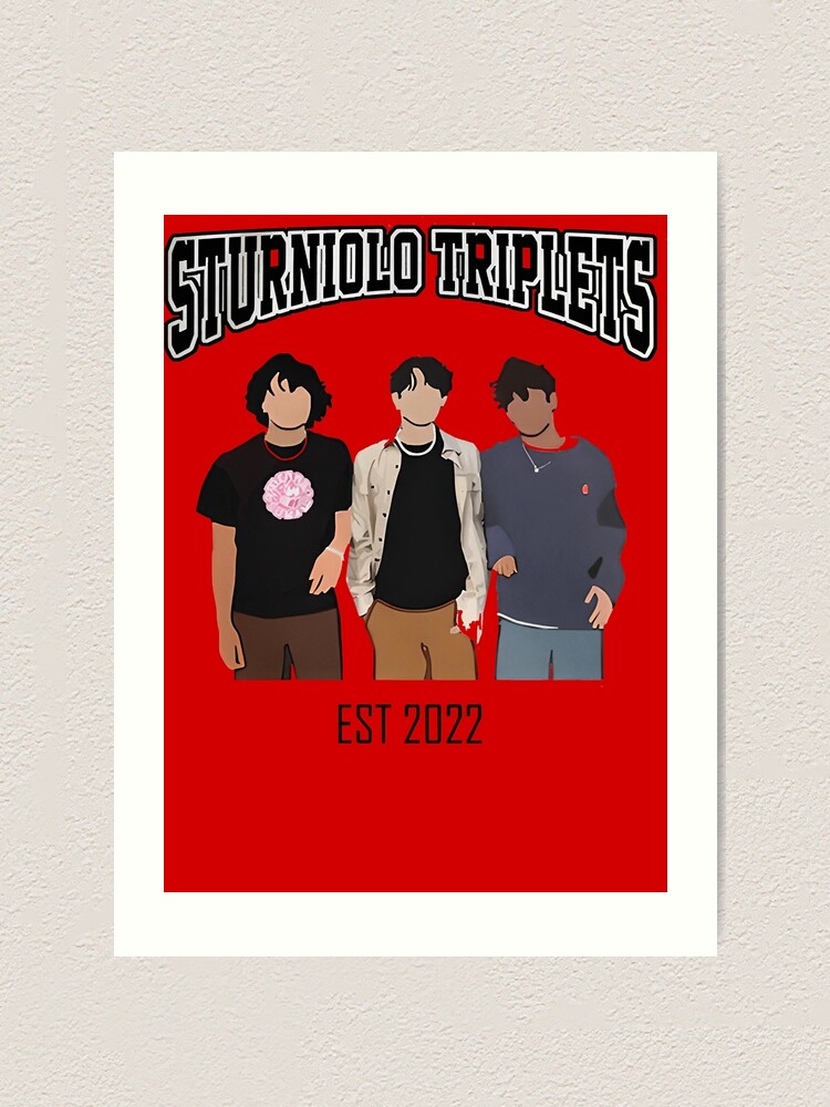 "Sturniolo Triplets Group Shirt, Sturniolo Triplets" Art Print for Sale ...