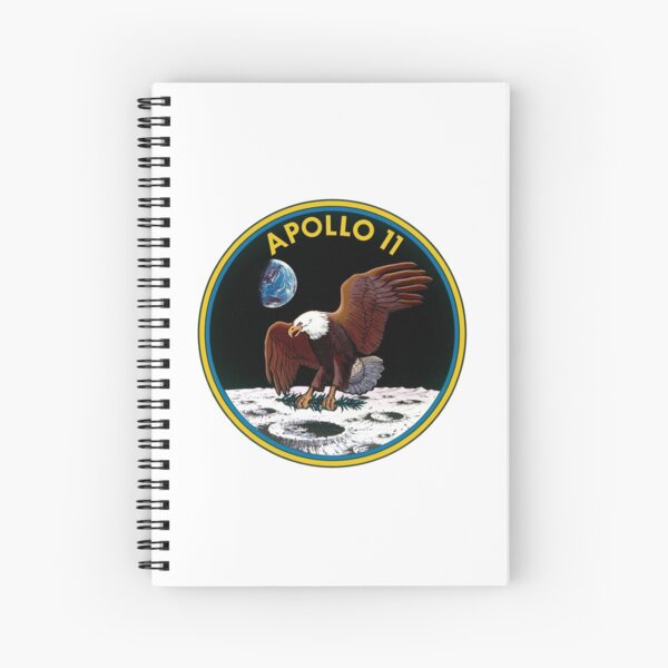 "Apollo 11 Mission Logo" Spiral Notebook for Sale by Quatrosales ...