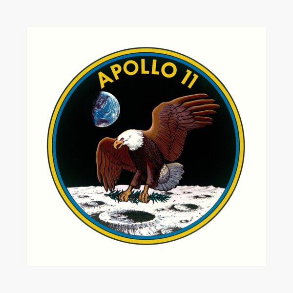 "Apollo 11 Mission Logo" Art Print for Sale by Quatrosales | Redbubble