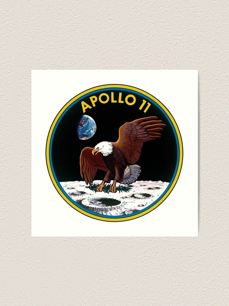 "Apollo 11 Mission Logo" Art Print for Sale by Quatrosales | Redbubble