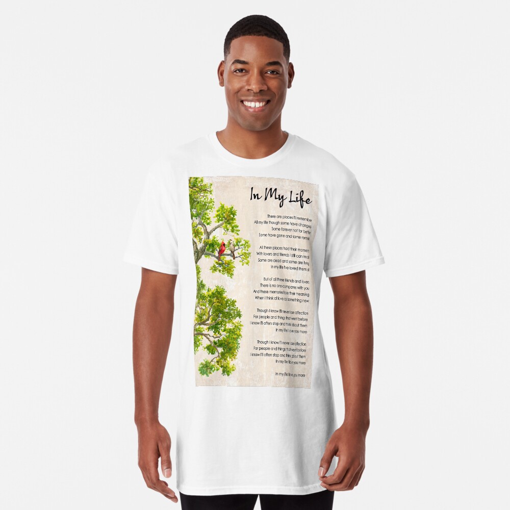 "In My Life Lyrics Poster, The Beatles Song Lyrics Poster, Song Poster ...