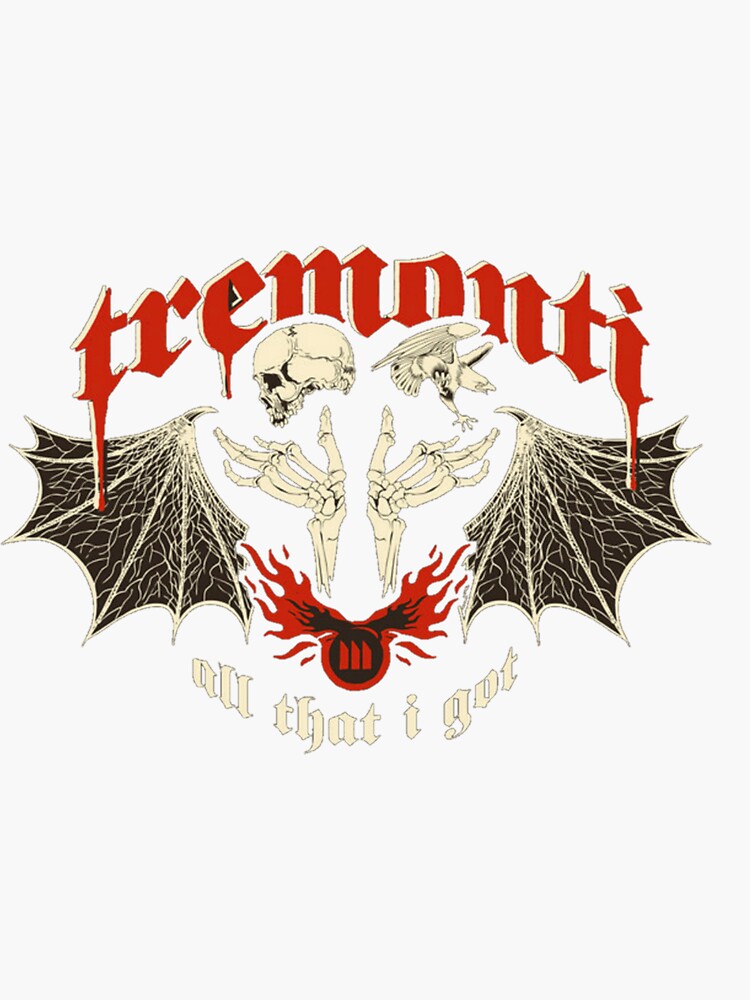 Pegatina «logo de la carátula del álbum tremonti banda de heavy metal ...
