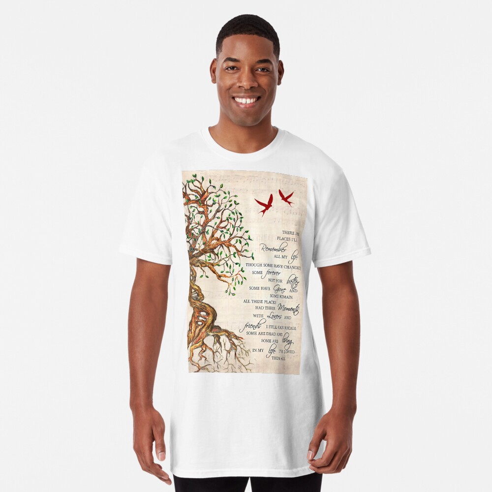 "In My Life Lyrics Poster, The Beatles Song Lyrics Poster, Song Poster ...