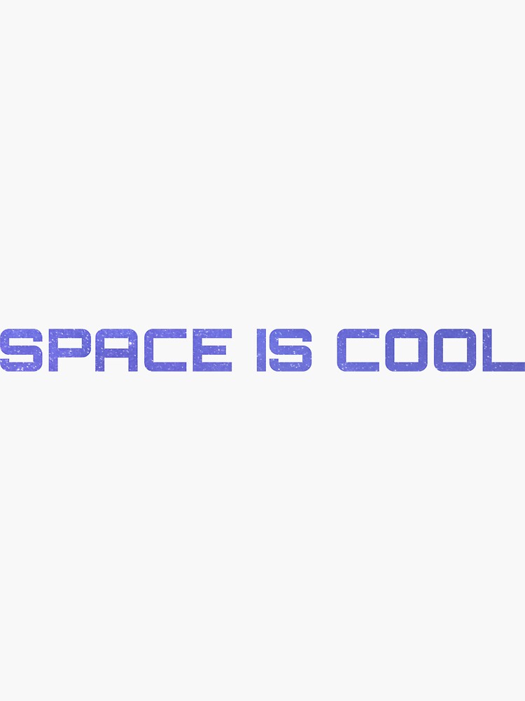 "Space is cool: returnal" Sticker by riveroffeelings | Redbubble