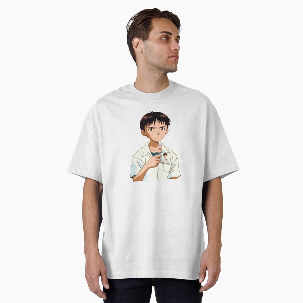 "Shinji with Shinji Mug" Sticker for Sale by illuminatim | Redbubble