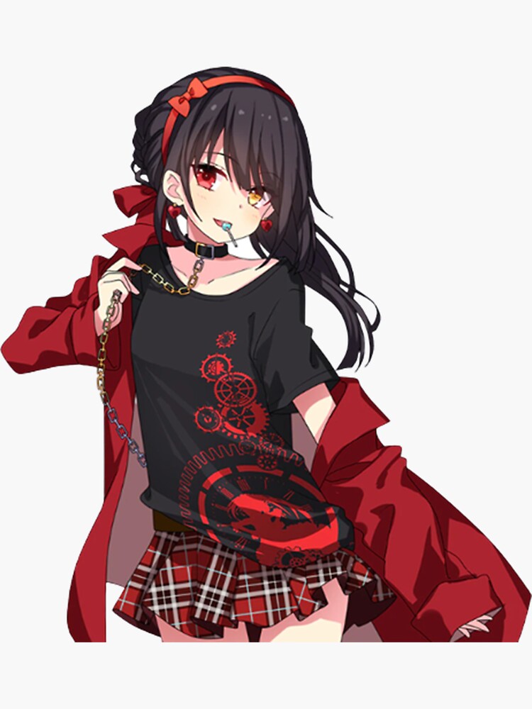 "Anime Kurumi" Sticker for Sale by Bensaltana | Redbubble