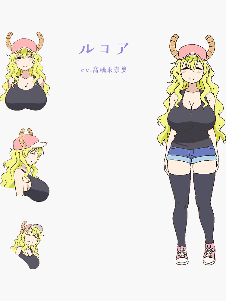 "Lucoa Miss Kobayashi's Dragon Maid Sticker Pack" Sticker by ...