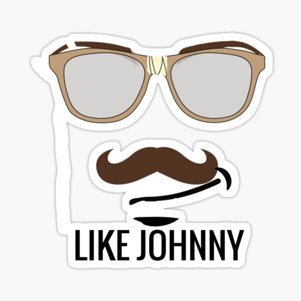 "Johnny love funny" Sticker by Xodin | Redbubble
