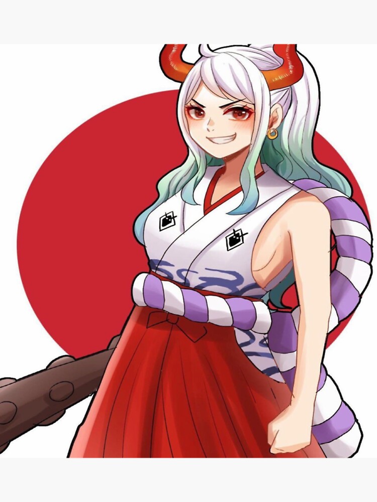 " Yamato One Piece" Sticker for Sale by Chanceaguera | Redbubble