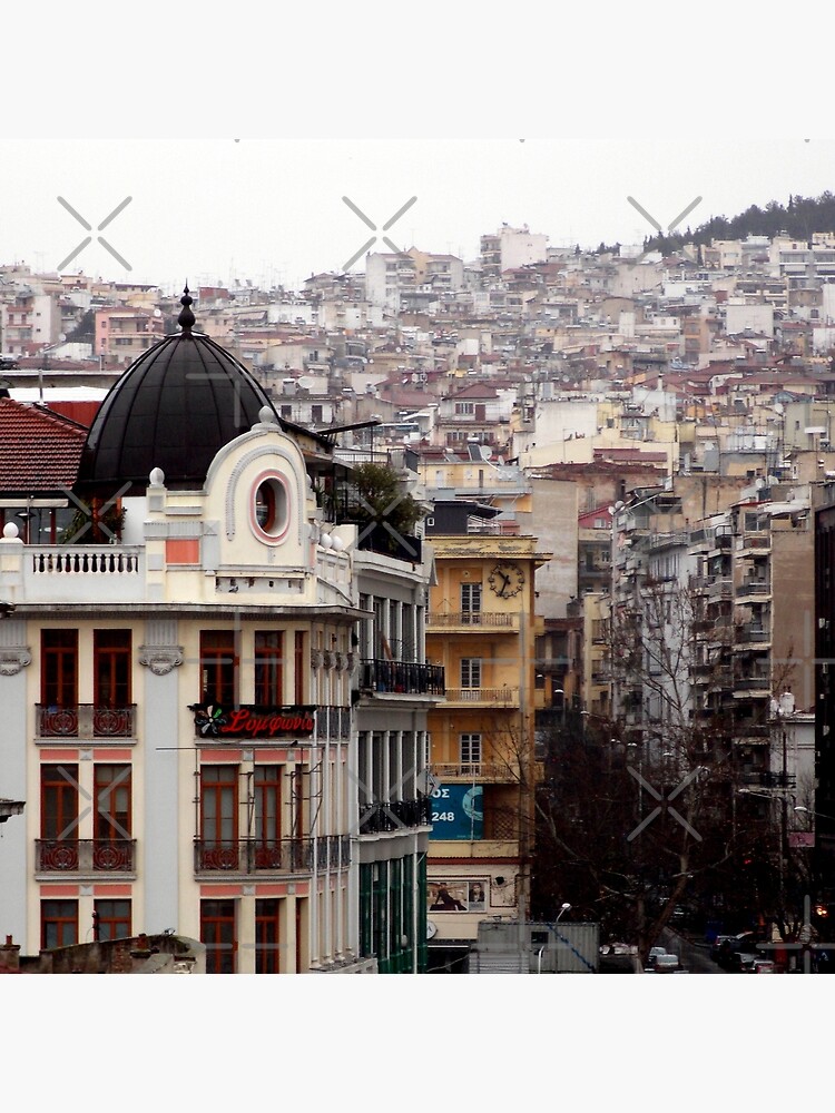 Lámina fotográfica «El centro de Tesalónica, Grecia, la calle Tsimiski ...