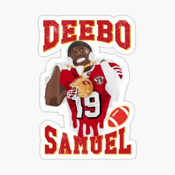 "Deebo Samuel is back" Sticker by Tahoo | Redbubble