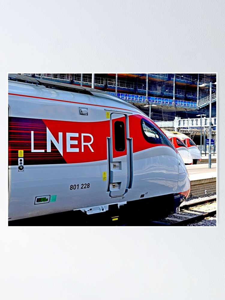"LNER Azuma 801 high speed trains at King's Cross Station" Poster by ...
